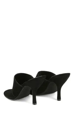NAKED WOLFE Maxime Suede Heeled Sandals - Black