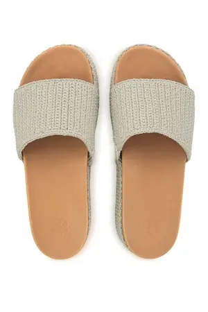THE SAK Olivia Wedge Sandal Ecru