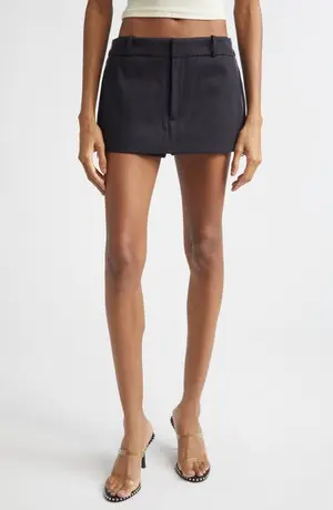 Alexander Wang Mid-rise Cotton Skort