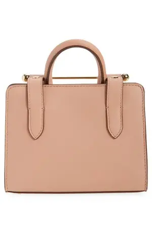 Strathberry Nano Leather Tote - Rose