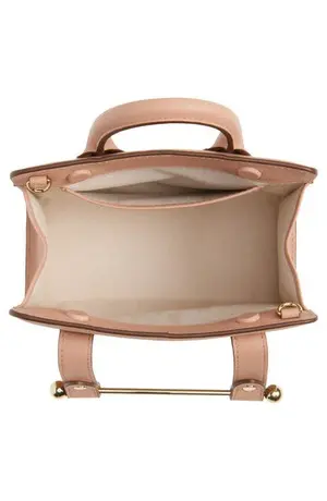 Strathberry Nano Leather Tote - Rose
