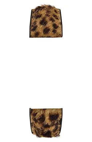 Michele 18mm Leopard Print Calf Hair Watch Band - Leopard Multi
