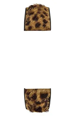 Michele 16mm Leopard Print Calf Hair Watch Band - Leopard Multi