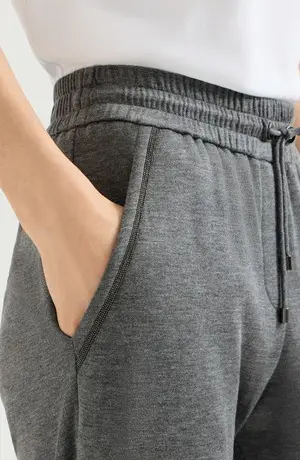 Brunello Cucinelli Interlock Trousers - Dark Grey