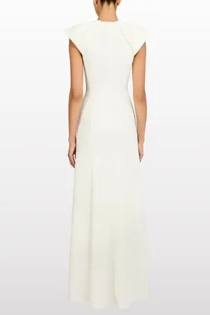 Jenny Packham Sonder Embellished Maxi Dress - Vanilla
