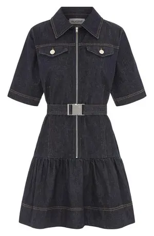 ALIGNE Amanda Belted Denim Dress