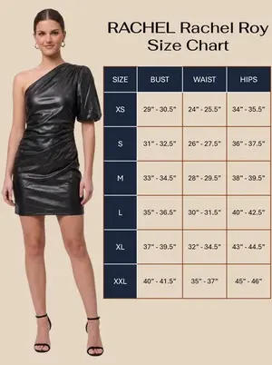 Rachel Rachel Roy Shayna Faux Leather Mini Dress