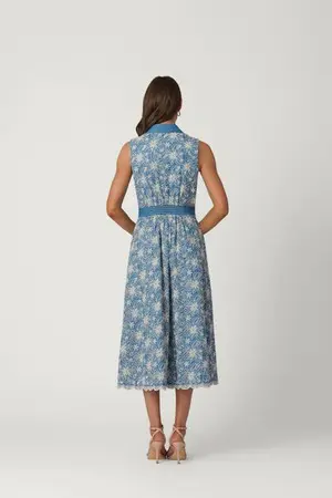 Shoshanna Embroidered Kendra Dress