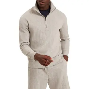 Ted Baker London Texture Quarter Zip Sweatshirt