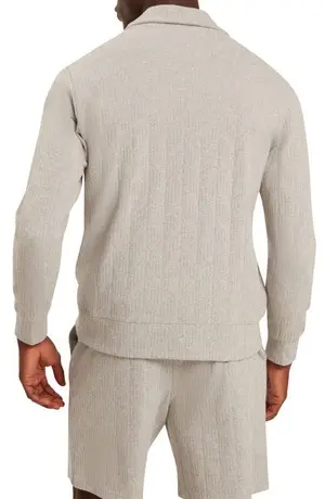Ted Baker London Texture Quarter Zip Sweatshirt