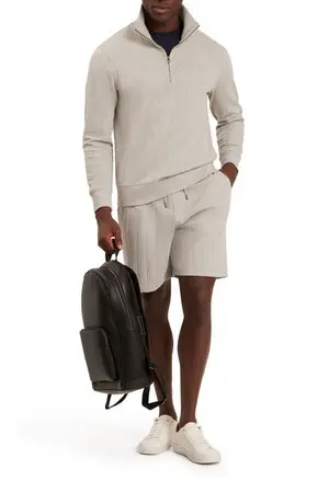 Ted Baker London Texture Quarter Zip Sweatshirt