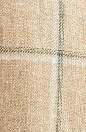 Isaia Windowpane Check Wool Sport Coat