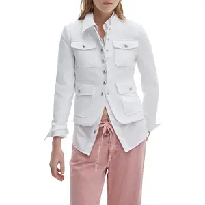 Rag & Bone Mercer Cotton-blend Blazer - Ivory