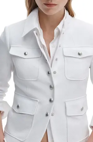 Rag & Bone Mercer Cotton-blend Blazer - Ivory