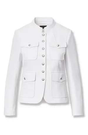 Rag & Bone Mercer Cotton-blend Blazer - Ivory