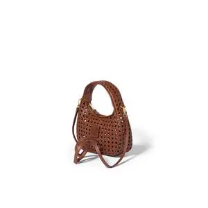 Miu Miu Wander Woven Leather Bag
