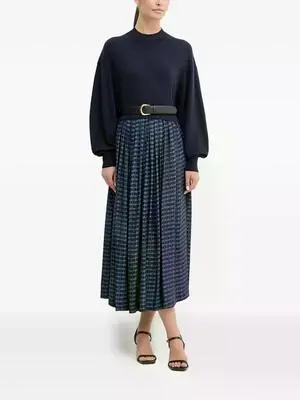 BENETTON Puff-sleeve Knitted Sweater