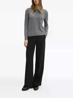 BENETTON Crew-neck Long-sleeve Sweater - Grey