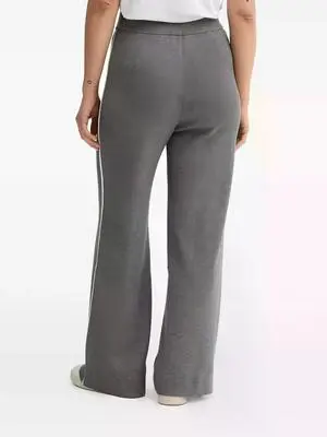 BENETTON Side-stripe Trousers - Grey