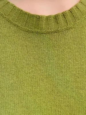 BENETTON Ribbed Sleeveless Knitwear - Green