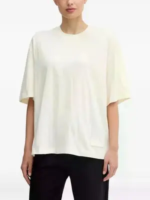 EA7 Short-sleeve Logo T-shirt - Neutrals