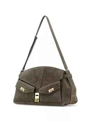 FERRAGAMO Clasp Fastening Shoulder Bag - Grey