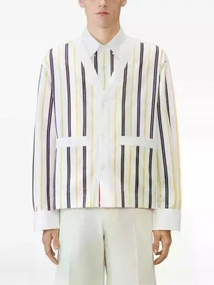 Thom Browne Poplin Repp Stripe Shirt