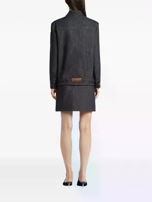COURREGES Belted Denim Jacket