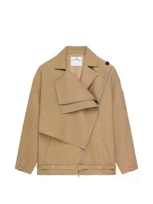 COURREGES Oblique Short Trench Jacket