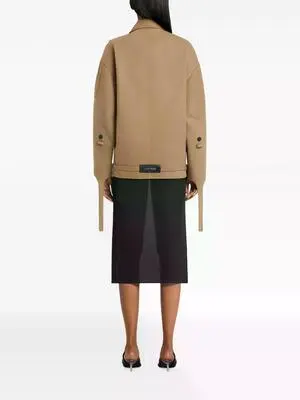COURREGES Oblique Short Trench Jacket - Neutrals