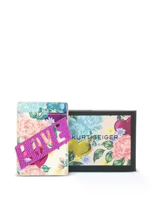 Kurt Geiger Floral-pattern Cardholder