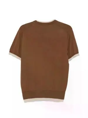 PAOLO PECORA Contrast-trim T-shirt