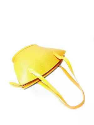 LOUIS VUITTON 1997 Textured Leather Shoulder Bag - Yellow