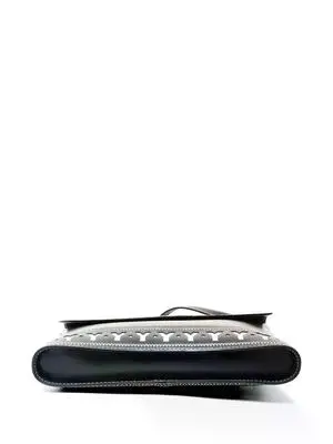 Saint Laurent 1990s Logo Leather Shoulder Bag