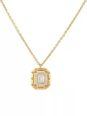 LB EXCLUSIVE 18k Yellow Diamond Pendant Necklace - Gold