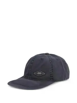 Armani Exchange Logo Patch Baseball Cap - Blue
