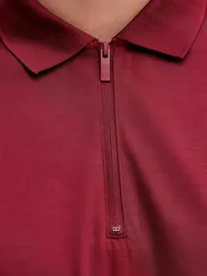 Armani Exchange Zipped Polo Shirt