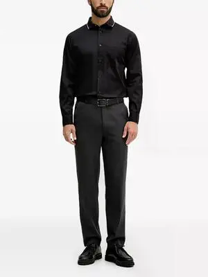 Armani Exchange Chest-pocket Contrast-collar Shirt