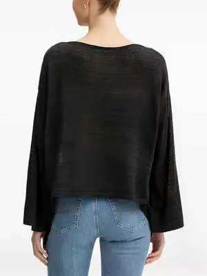 BENETTON Open-front Wide-sleeved Sweater