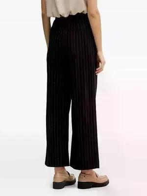 BENETTON Pinstriped Wide Leg Trousers