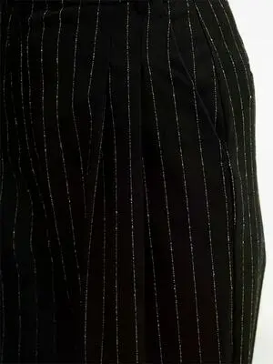 BENETTON Pinstriped Wide Leg Trousers