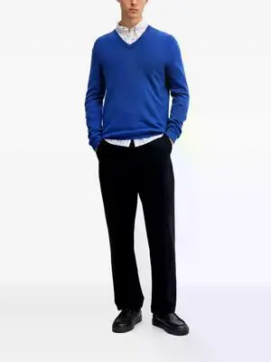 BENETTON V-neck Long Sleeve Sweater
