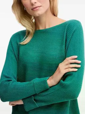 BENETTON Ribbed Boat-neck Sweater