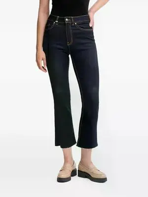 BENETTON Frayed Hem Jeans - Blue