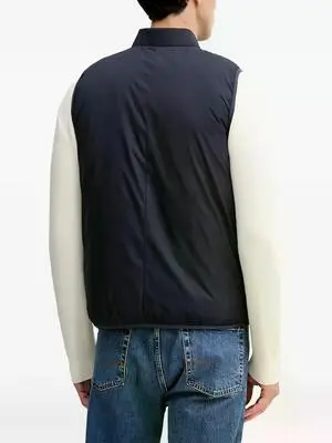 BENETTON Quilted Zip Up Gilet