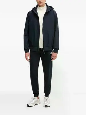 EA7 Zip-up Hooded Jacket - Blue