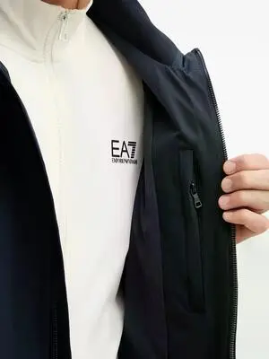EA7 Zip-up Hooded Jacket - Blue