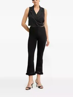 TWINSET Crochet Ruffled Trousers