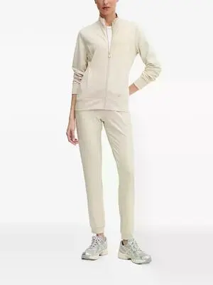 EA7 Logo-embellished Trousers - Neutrals