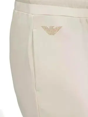 EA7 Logo-embellished Trousers - Neutrals